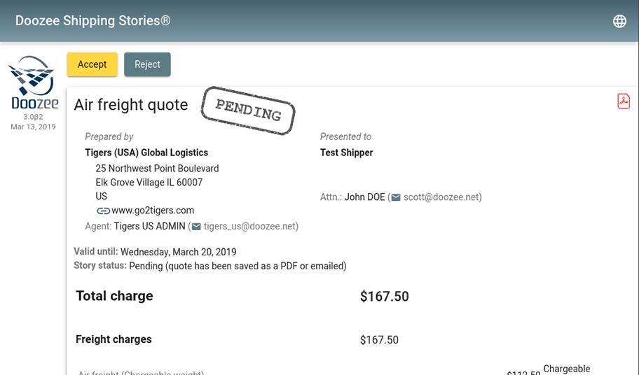 Tigers teams up with Doozee for instant freight rate quotes | News ...