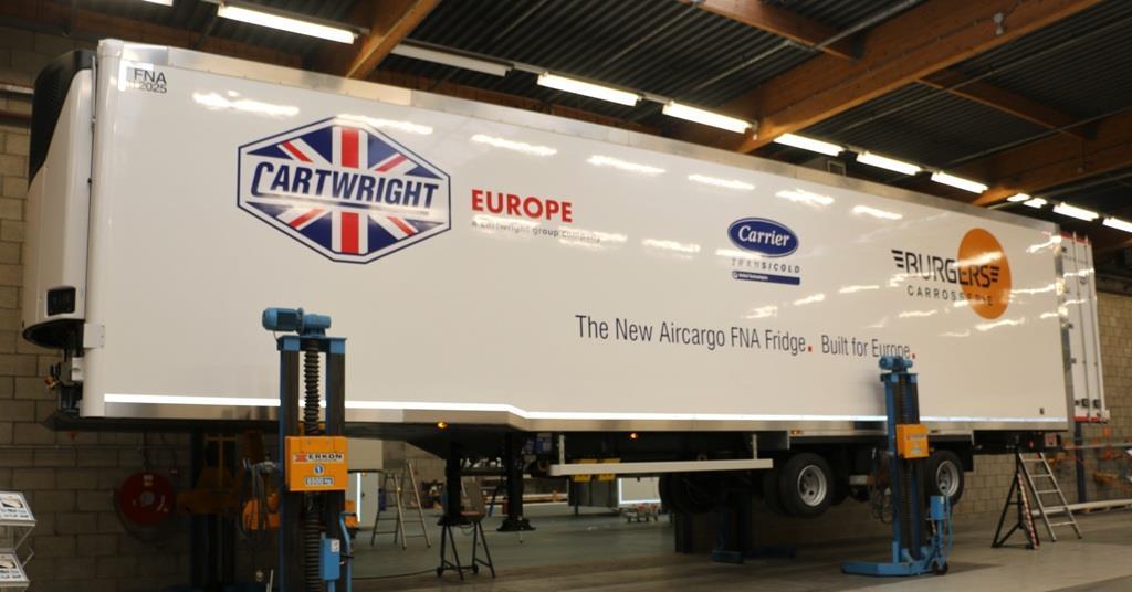 Cartwright launches airfreight fridge trailer | News | Air Cargo News