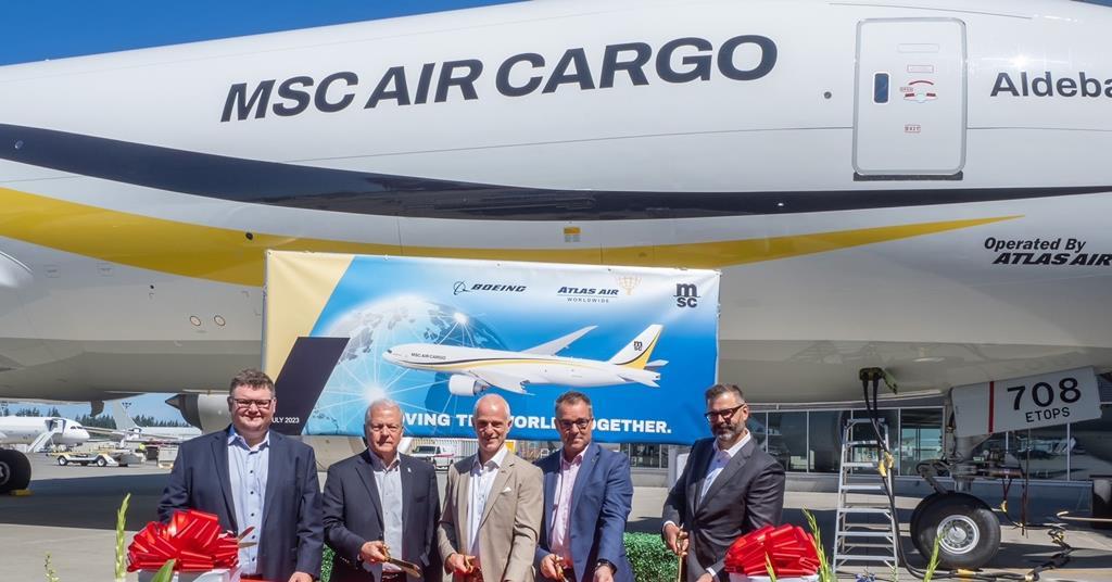 Atlas takes delivery of second 777F for MSC Air Cargo operations | News ...