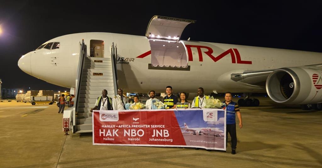 Astral Aviation launches China-South Africa cargo route | Air Cargo News